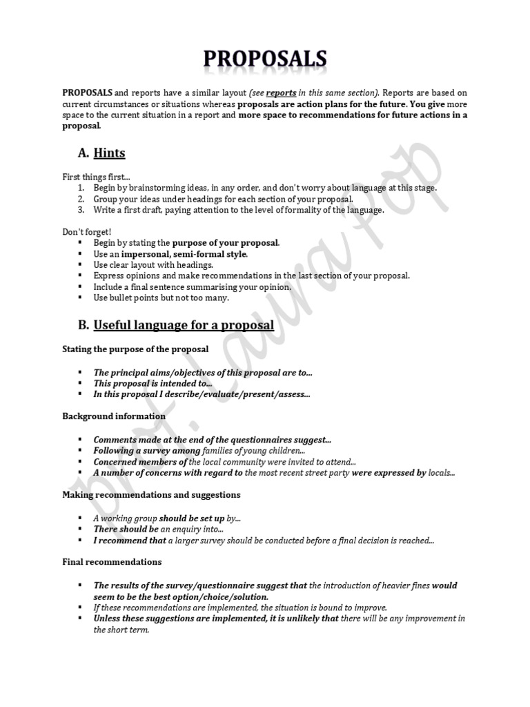 Proposals | PDF | International Student | Learning