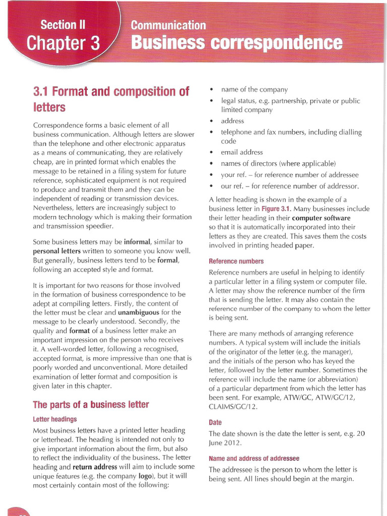 Office Administration For CSEC DR Alan Whitcomb - Chapter - 3 | PDF