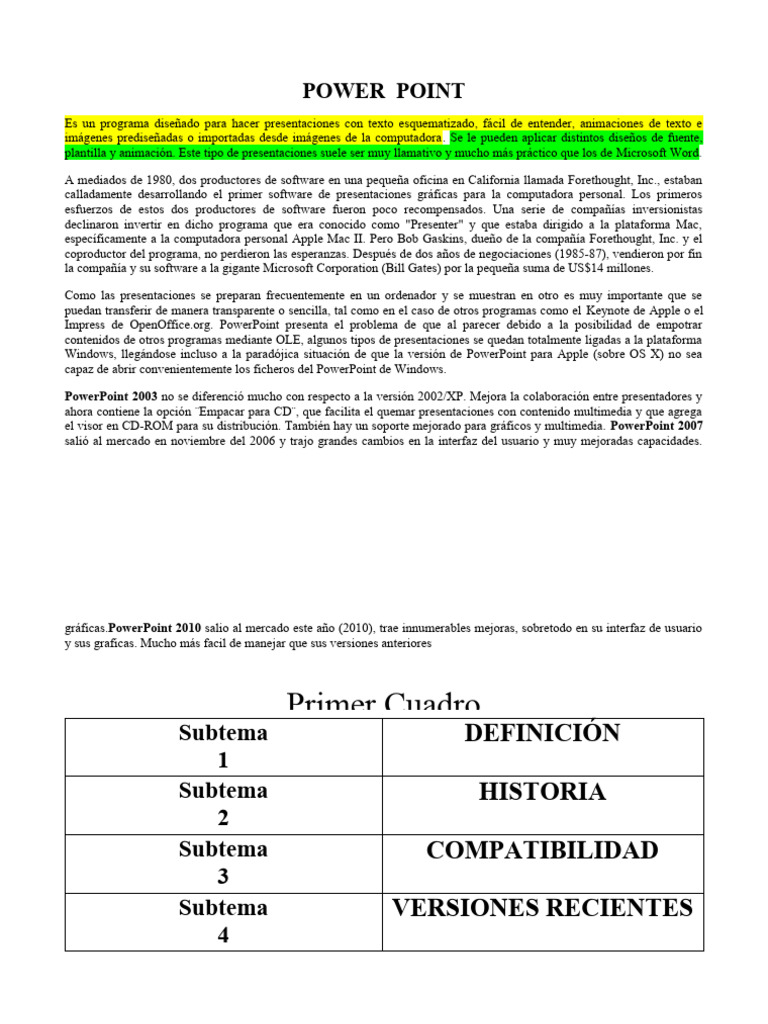 PRODUCCIÓN DE TEXTOS COMPUTACIÓN DATOS COMPLEMENTARIOS | PDF | Microsoft PowerPoint | Microsoft ...