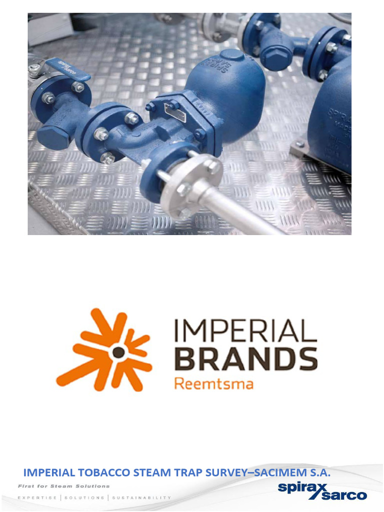 Imperial Tobacco Steam Trap Audit Report | PDF | Pump | Boiler