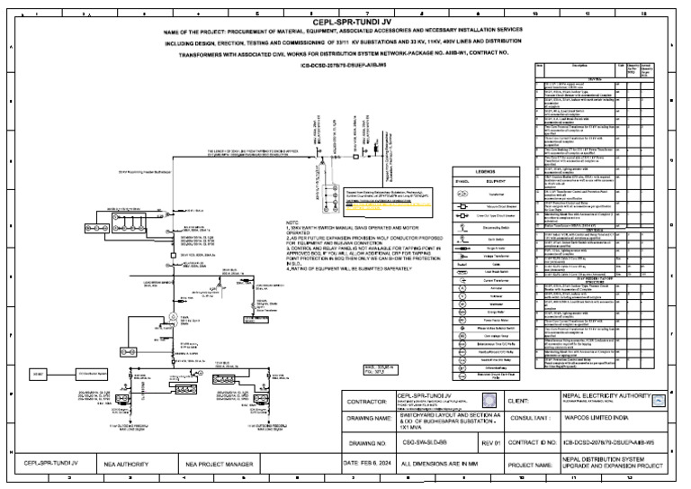 SLD Budhebhapar | PDF | Electrical Substation | Transformer