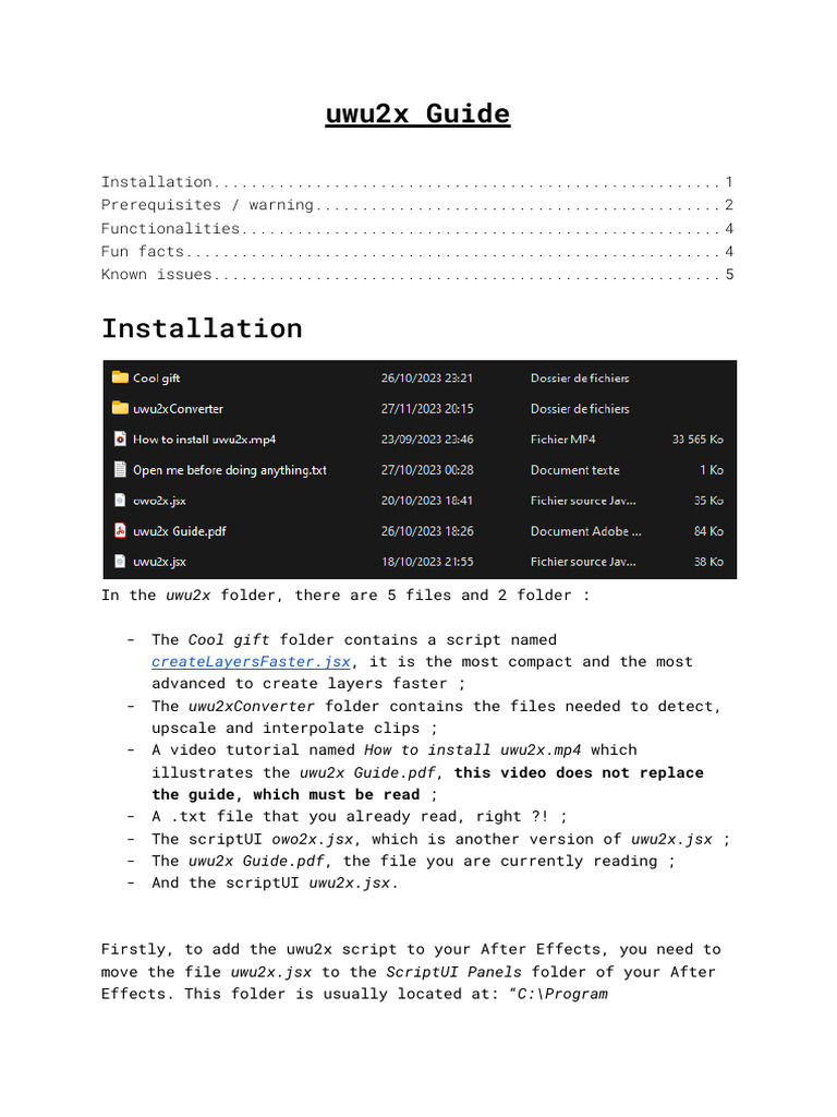 Uwu2x Guide Better Version Than The One in Uwu2x.zip | PDF | Computer File | Directory (Computing)