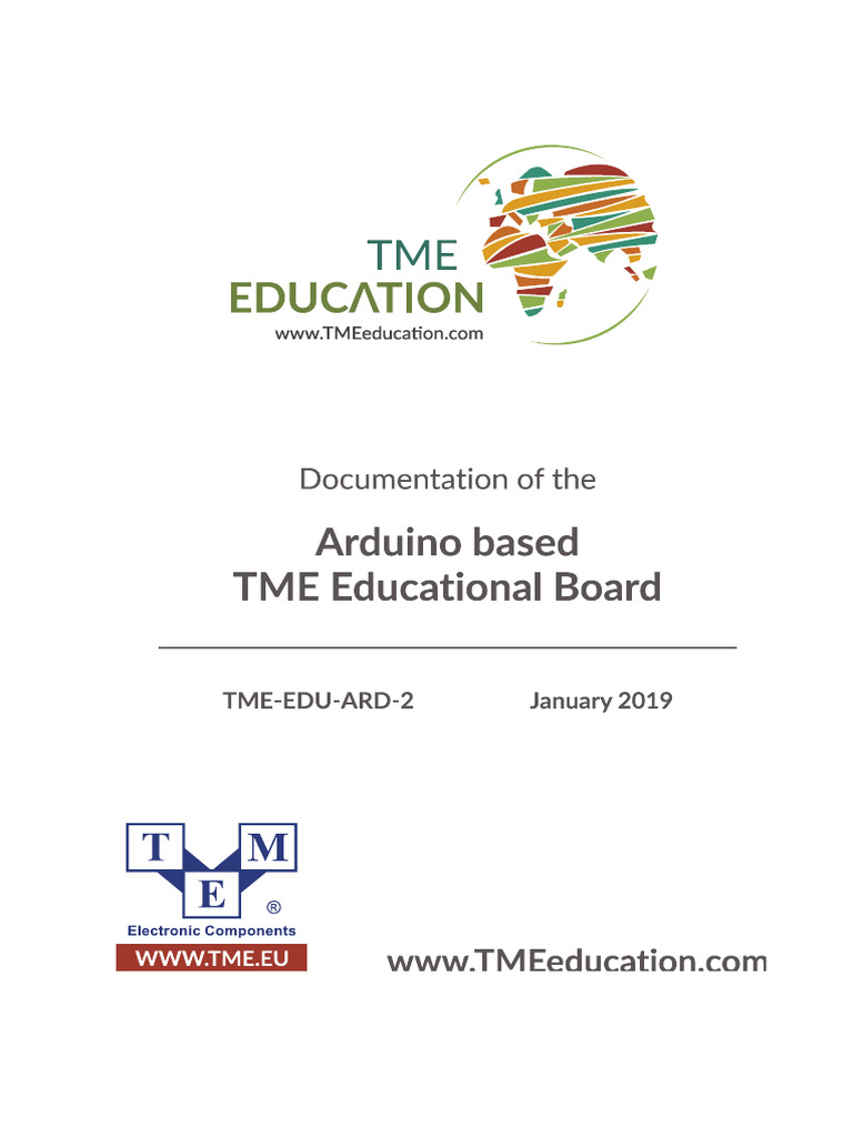 Arduino-Based TME Educational Board Manual | PDF | Arduino | Cursor (User Interface)