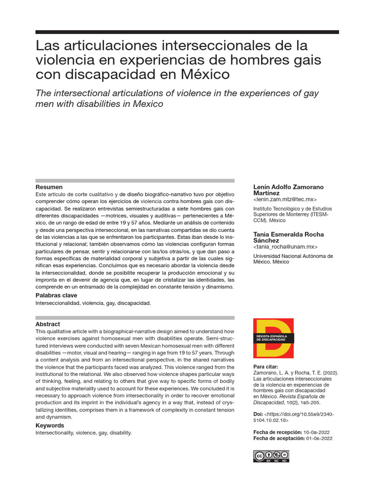 Intersecciones | PDF | Interseccionalidad | Homosexualidad