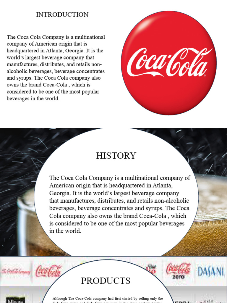 coco cola | PDF | The Coca Cola Company | Pepsi Co