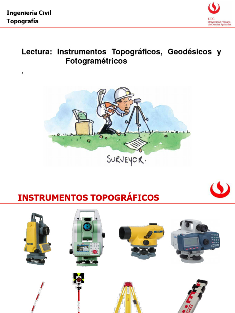 Lectura - Instrumentos Topográficos - Geodésicos - Fotogramétricos ...