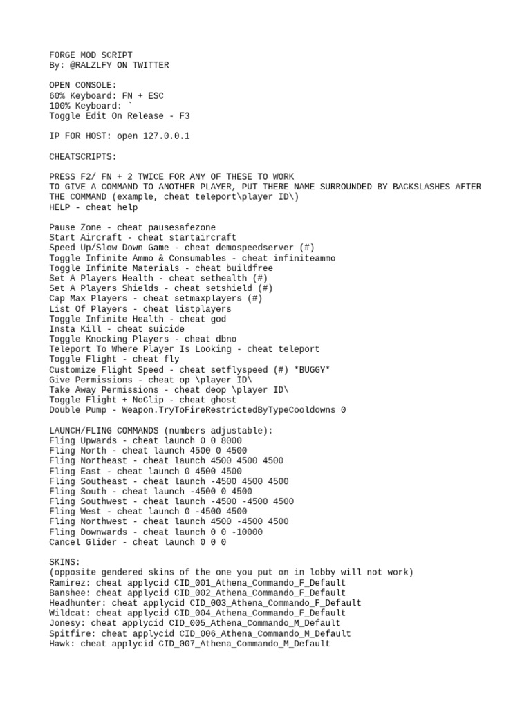 Cheat Codes for Gamers | PDF | Flight | Projectile Weapons
