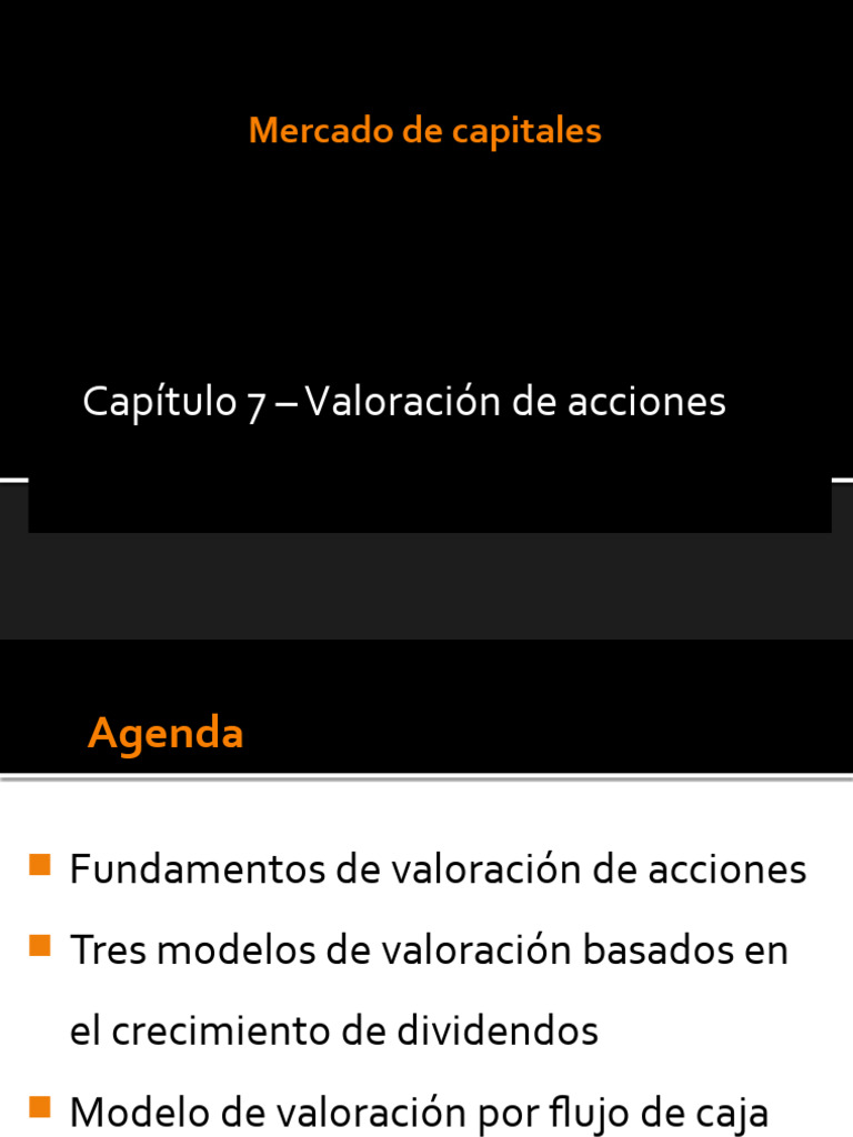 Valoración de Acciones | PDF | Compartir (Finanzas) | Inversiones