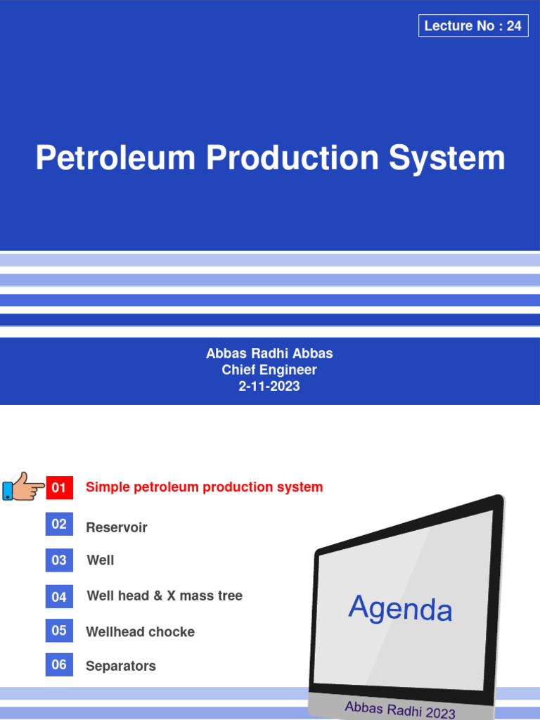 Production System Overview-Ø Ø Ø Ø Ø Ø Ø Ù 2023 | PDF | Petroleum Reservoir | Casing (Borehole)