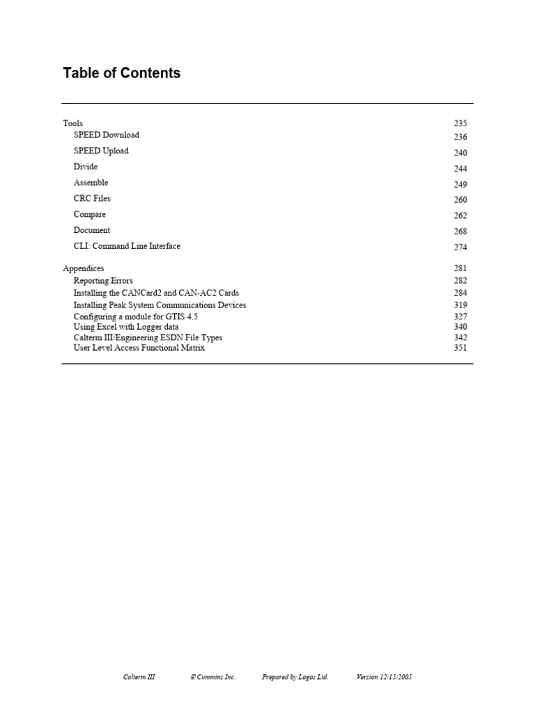 7667-UMPM-05-Calterm III User Manual 2 | PDF