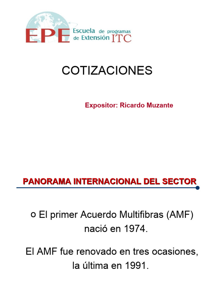 Como Cotizar | PDF | Industria textil | China