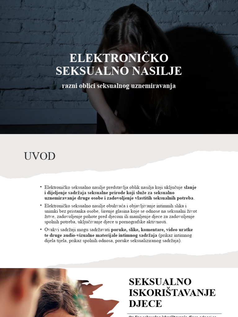 ELEKTRONIČKO SEKSUALNO NASILJE | PDF