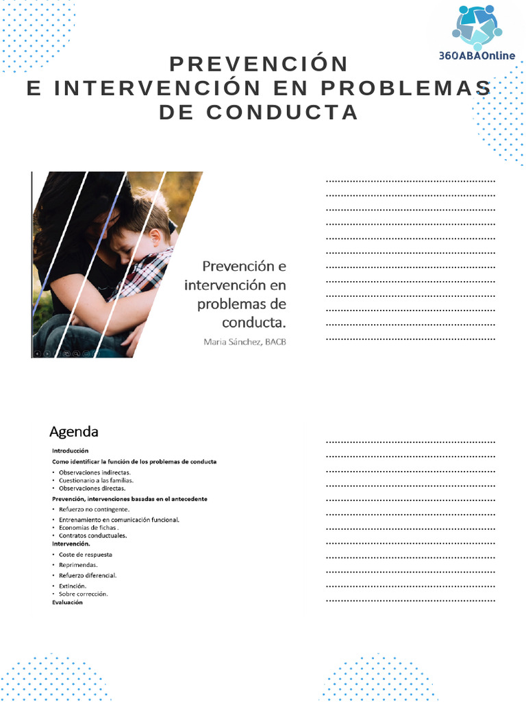 Prevencion e Intervencion en Problemas de Conducta | PDF