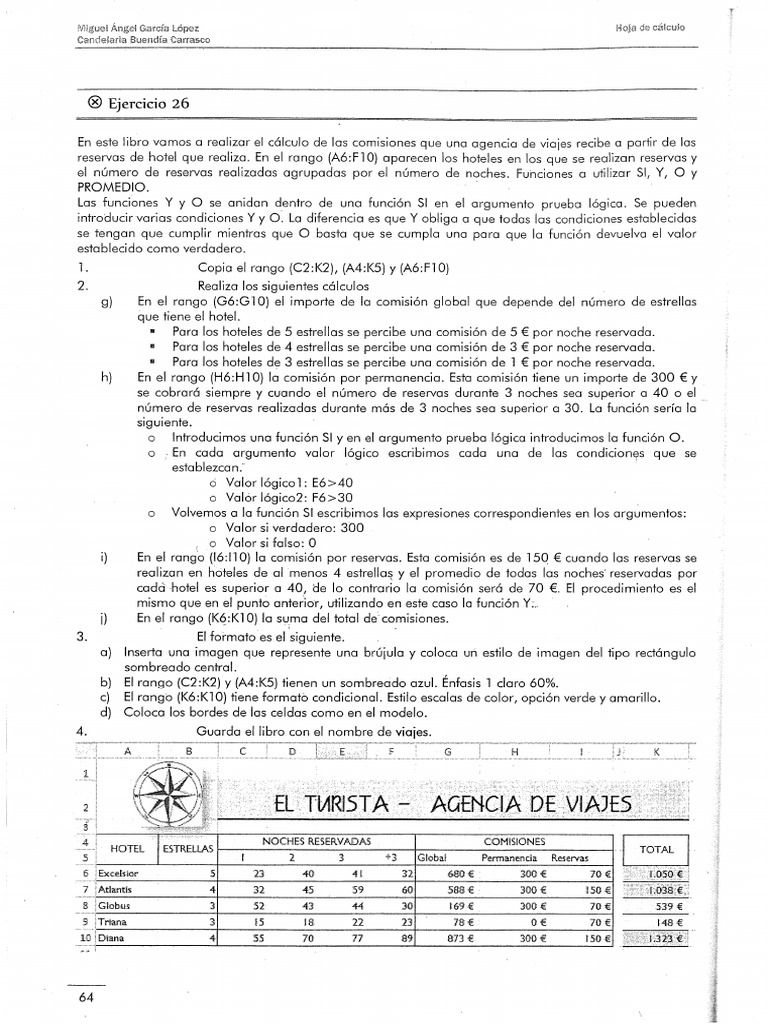 Ejerc 1 - Excel | PDF