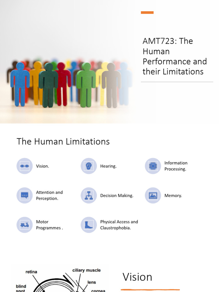 Human Performance and Their Limitations | PDF | Memory | Visual Perception