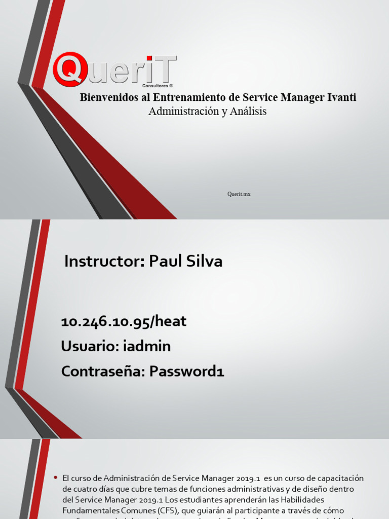 Service Manager | Descargar gratis PDF | Informática | Tecnologías de la información