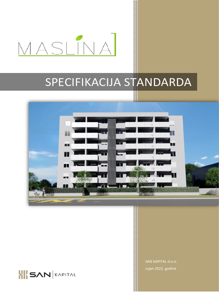 Maslina1 Specifikacija Standarda | PDF
