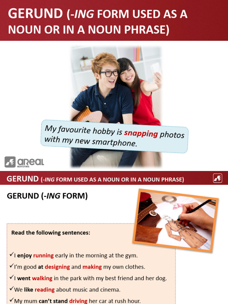 -ing form | PDF | Verb | Noun