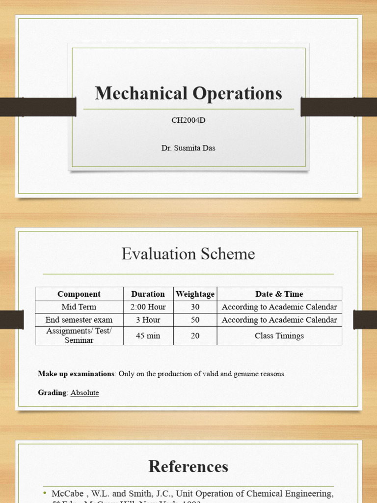 Mechanical Operations PPT 1 | PDF | Sphere | Solid