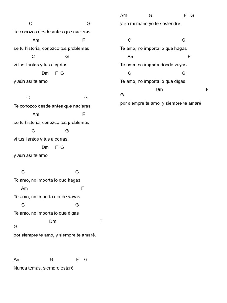 Siempre Te Amaré | PDF