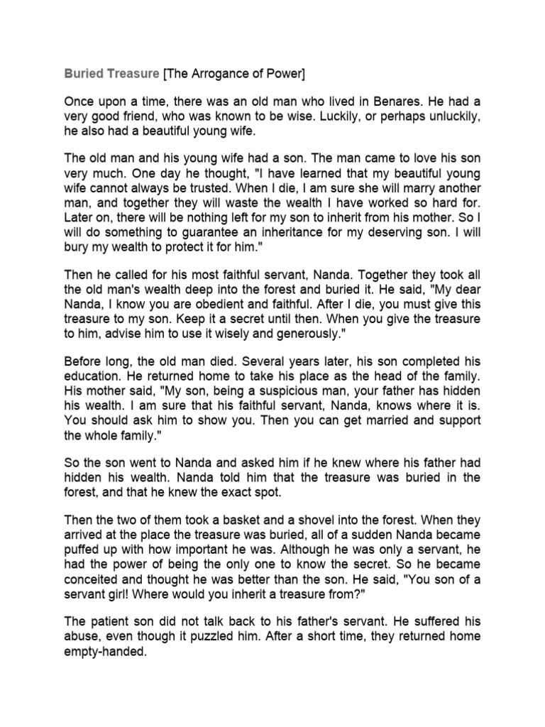 Eitk Unit 4 Buried Treasure | PDF