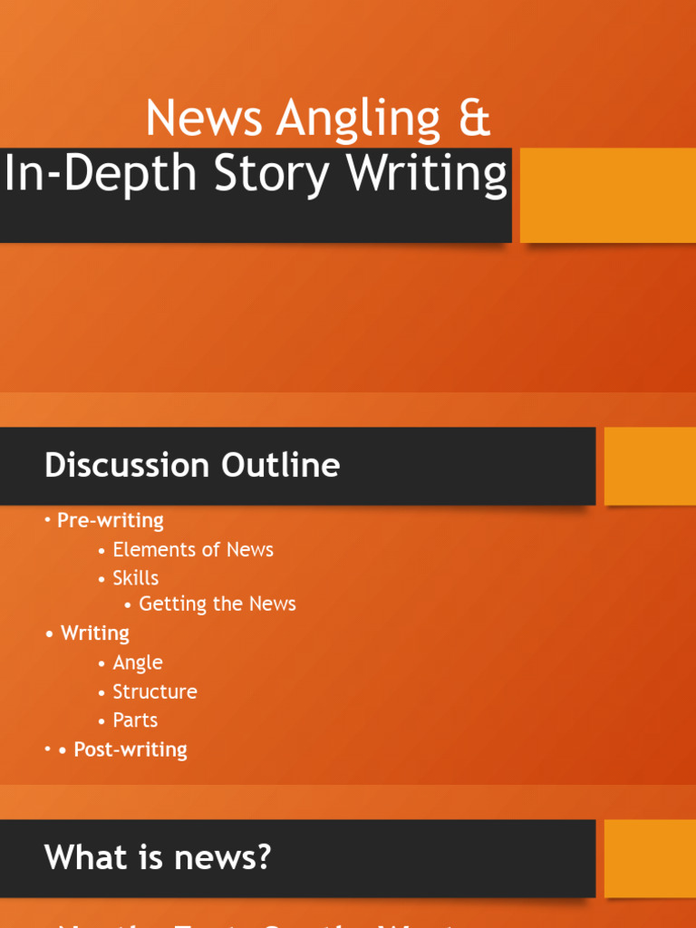 News Story Writing Essentials | PDF | News | Cognition