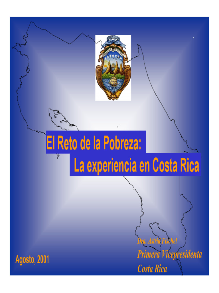 Fischel, Astrid - El Reto de La Pobreza, Experiencia en Costa Rica ...