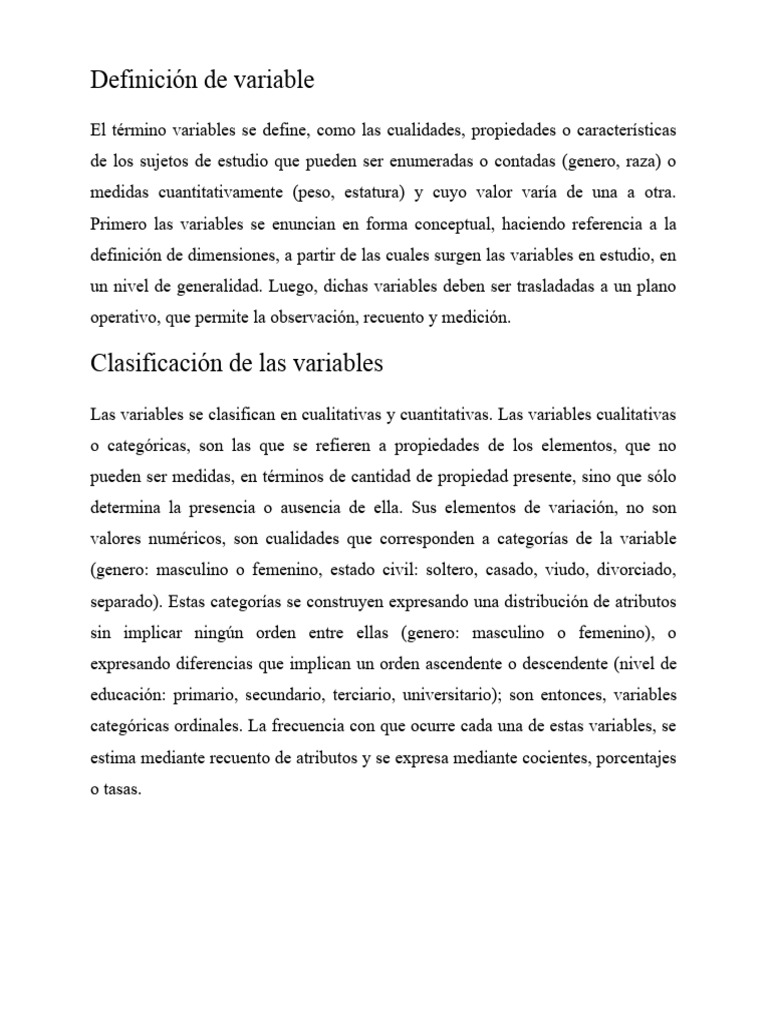 Historia de La Estadistica y Definicion de Conceptos | PDF | Medición ... Historia de La Estadistica y Definicion de Conceptos | PDF | Medición ...