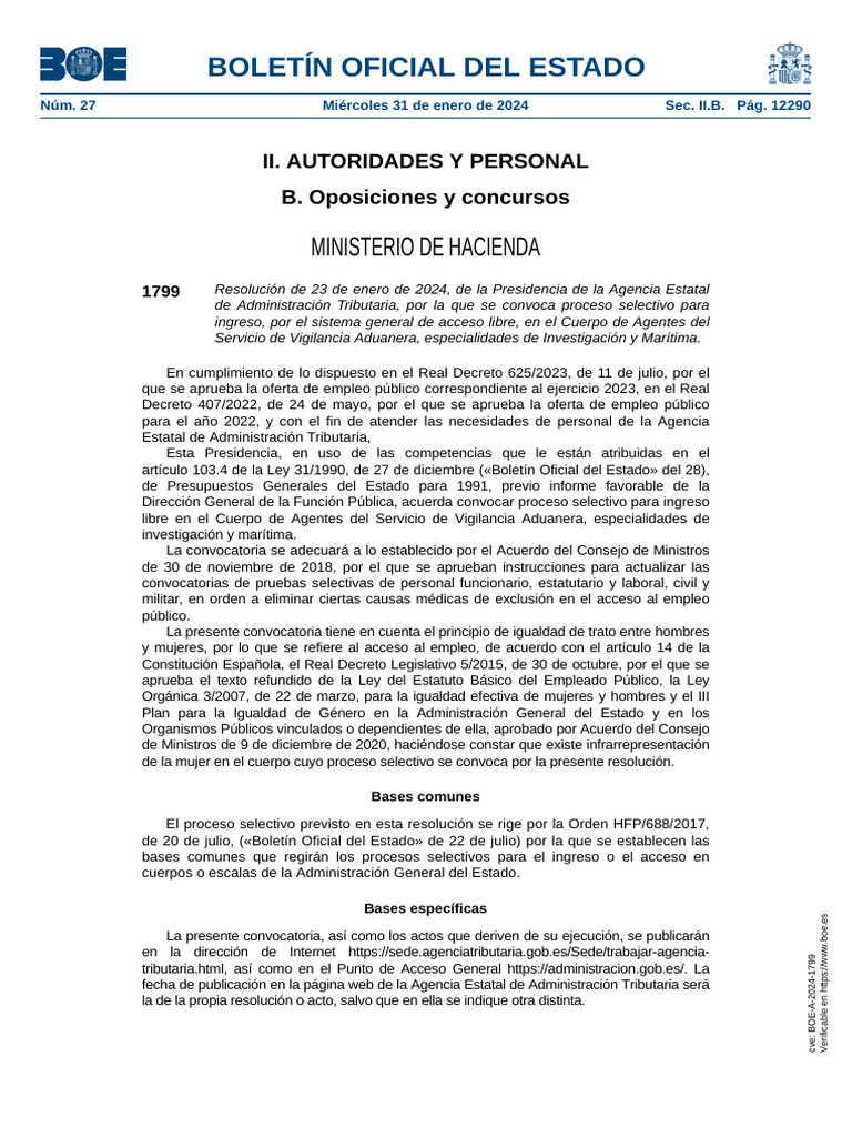 BOE-A-2024-1799 | PDF | Gobierno | Gobernancia