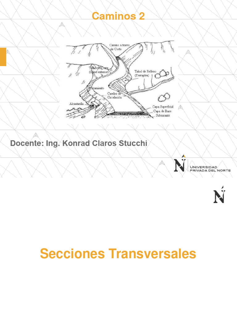 Diseño Secciones Transversales Viales | PDF | La carretera | Calle