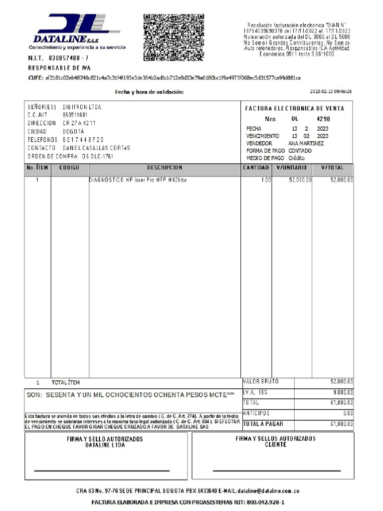 p1-2302012 Fve DL 4290 Dataline | PDF