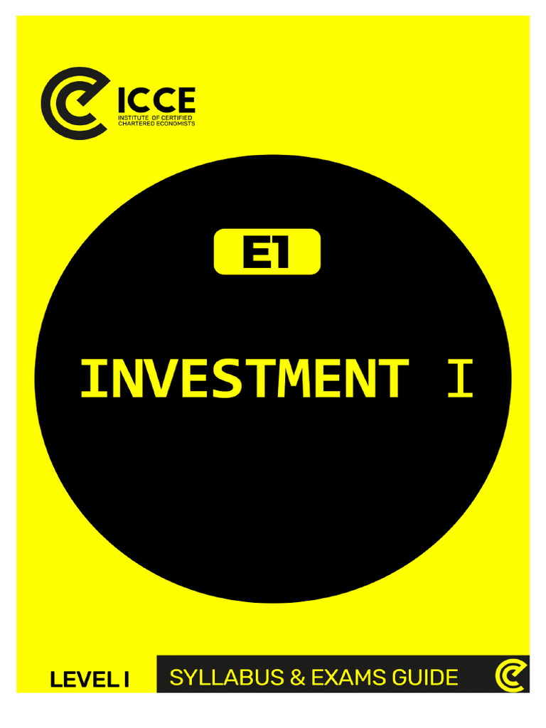 Level 1 ICCE Curriculum Guide | Download Free PDF | Economics | Demand