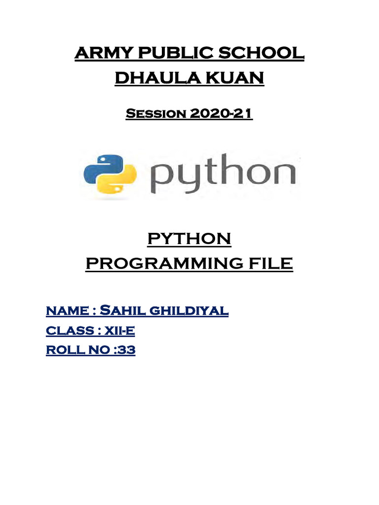 Python Tasks for Class 12 Students | PDF | Queue (Abstract Data Type ...