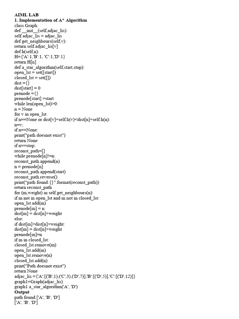 AIML LAB Final | PDF | Artificial Neural Network | Cluster Analysis