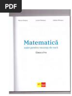 Caiet de Vacanta Clasa A 5-A | PDF