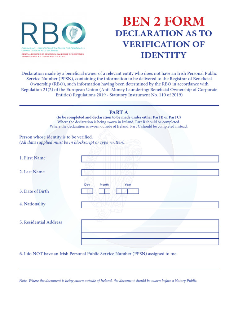BEN2Form Notar | PDF | Notary Public | Legal Documents