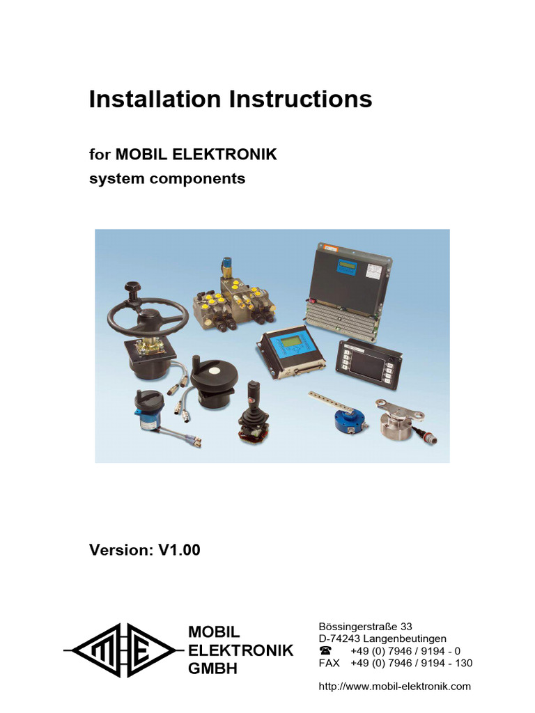 Installation - Instructions - MOBILE ELEKTRONIK | PDF | Electrical Connector | Electrical Wiring