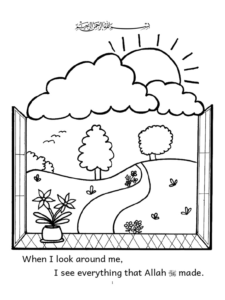 Colouring Book 1 Edition 2 Sep - 23 | PDF | Allah | Prophets And ...