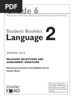 Grade 6 EQAO Language Practice Test | PDF | Maple Syrup
