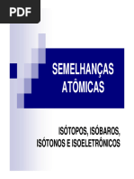 Isótopos Isóbaros E Isótonos Em Química Pdf Isótopo Química