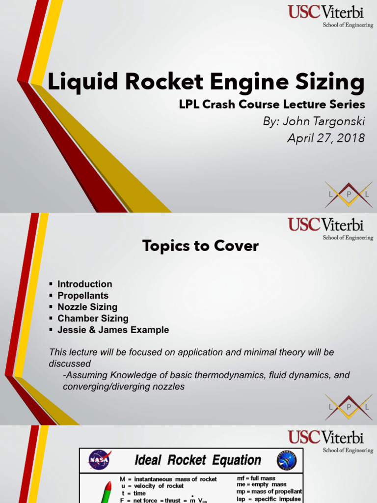 LCCLS Rocket Engine Sizing Compressed | PDF | Rocket Engine | Rocket Propellant