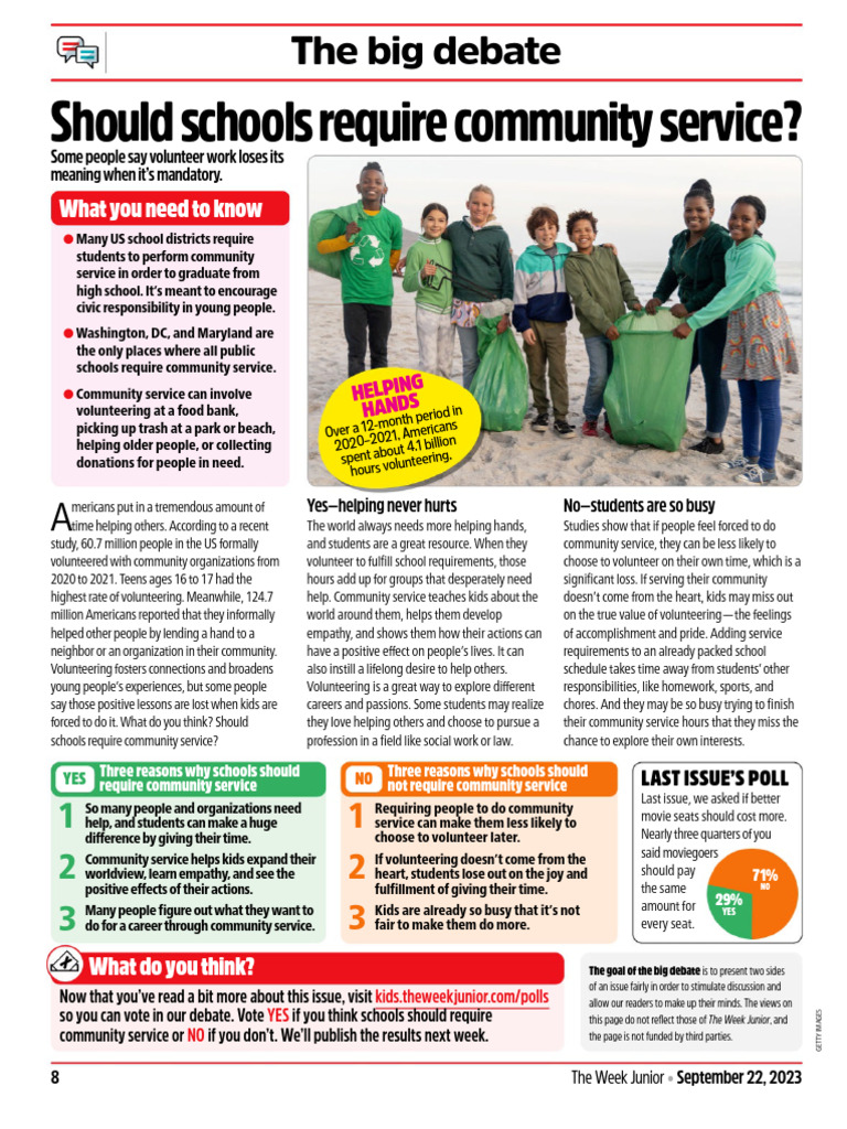 Community Service | PDF | Volunteering