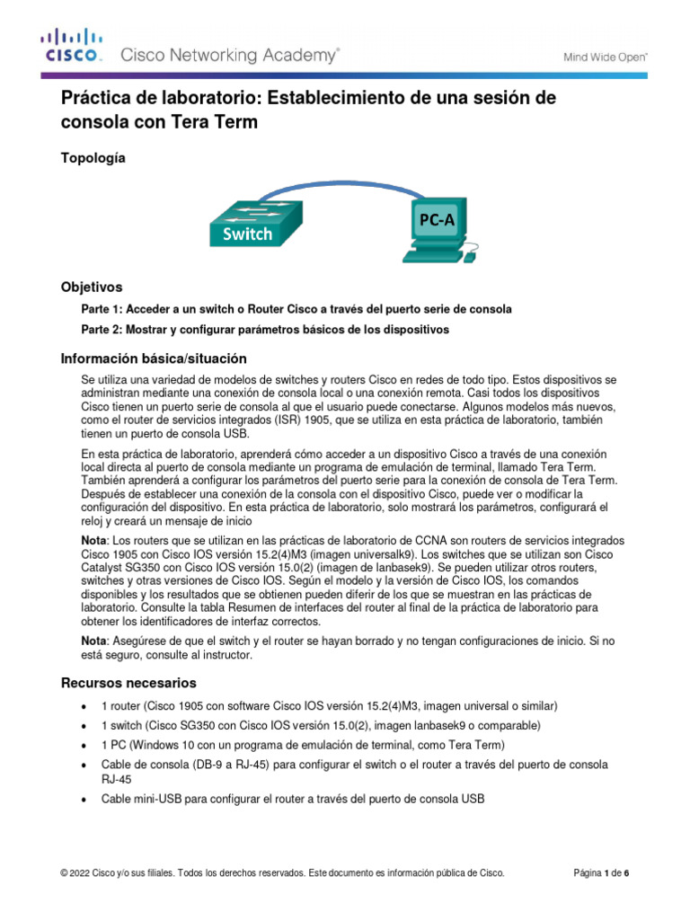 PRACTICA Por Consola | PDF | Interfaz de línea de comando | Enrutador (Computación)