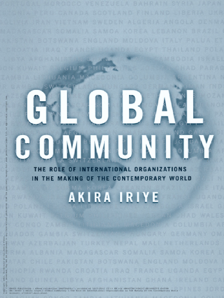 AkiraIriye 2002 Complete | PDF | Capitalism | Globalization