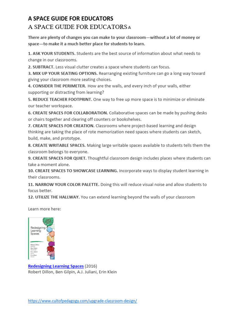 A Space Guide For Educators | PDF