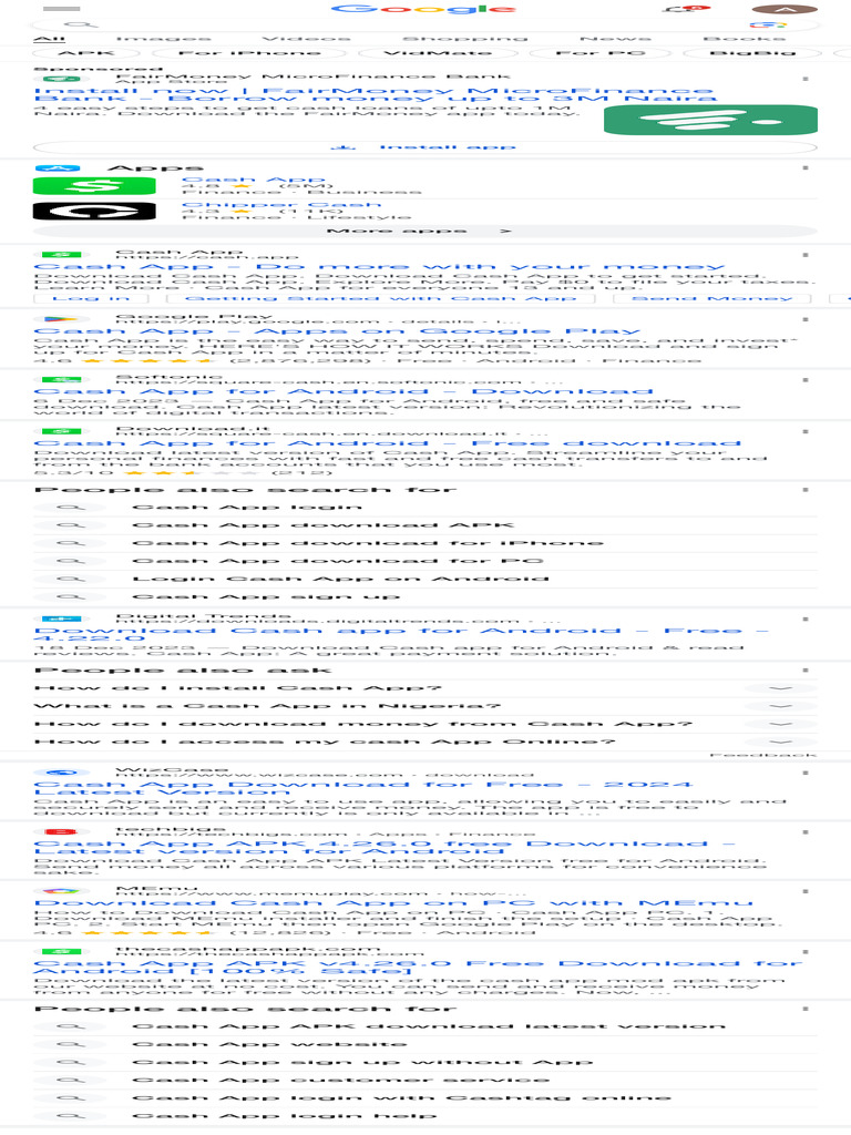 Cash App Download - Google Search | PDF | Google Play | Android (Operating System)