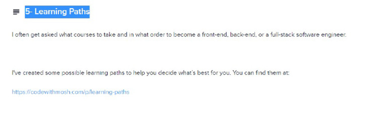 5 - Learning Paths - Code With Mosh | PDF