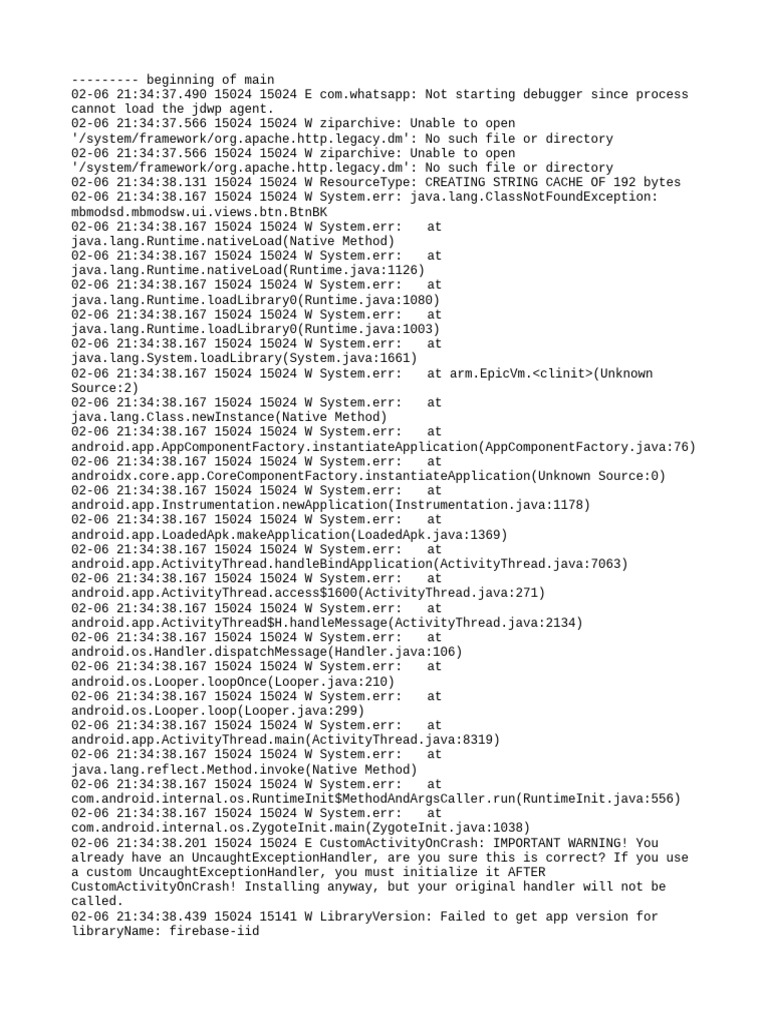 Logcat Pdf Android Operating System Java Programming Language 3544