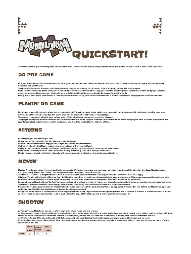 Modulorka Quickstart - Es | PDF