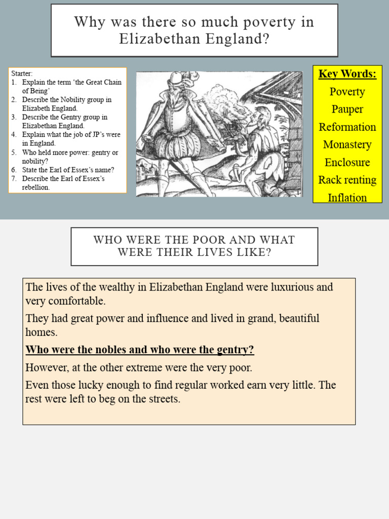 Causes of Poverty in Elizabethan England | PDF | Poverty | Poverty ...